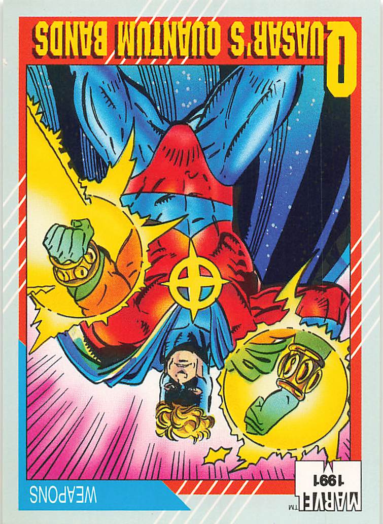1991 Impel Marvel Universe II #135 Quasar's Quantum Bands — The Nerd Mall