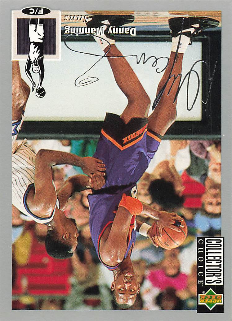 1994-95 Collector's Choice Silver Signature #315 Danny Manning — The ...