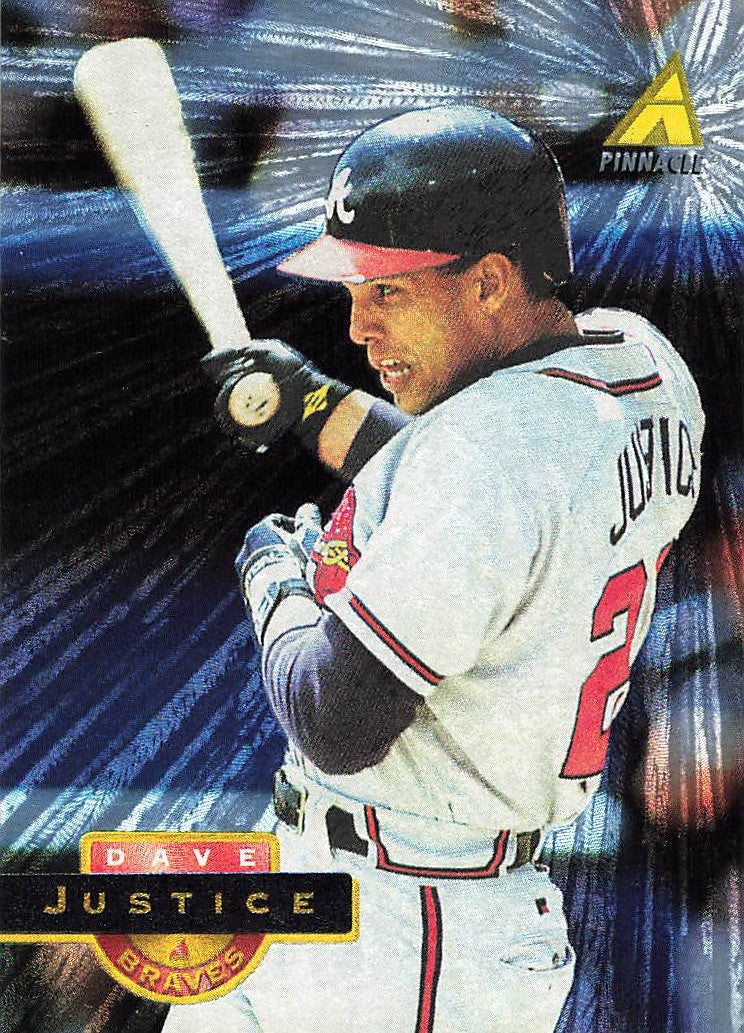 1994 Pinnacle Museum Collection #40 David Justice — The Nerd Mall