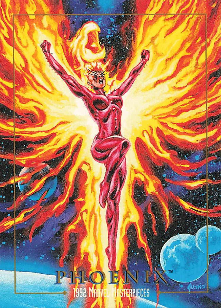 1992 SkyBox Marvel Masterpieces #67 Phoenix — The Nerd Mall