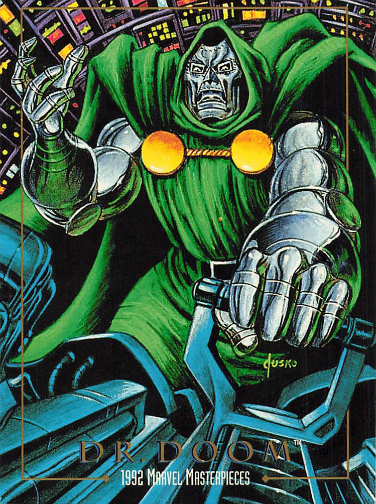 1992 SkyBox Marvel Masterpieces #26 Dr. Doom — The Nerd Mall