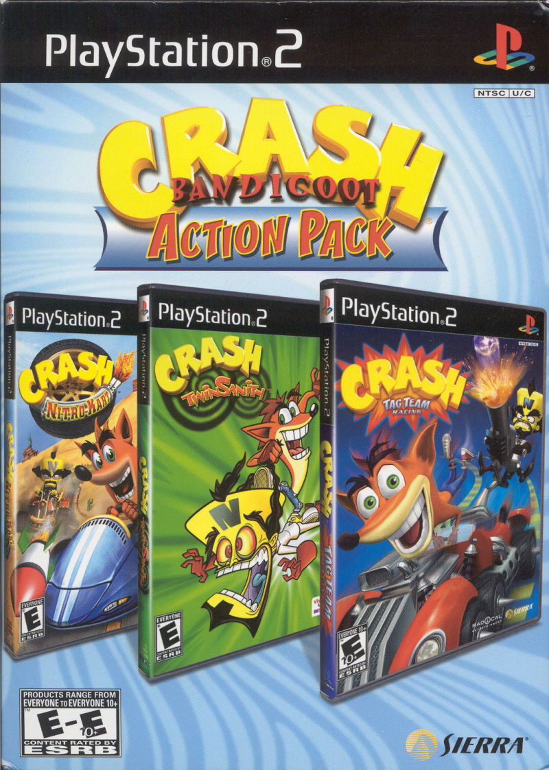Crash Bandicoot Action Pack for Playstation 2 — The Nerd Mall