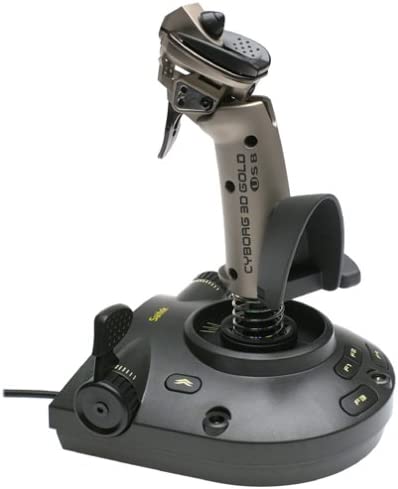 Saitek Cyborg 3D Gold Flight Stick for PC/Mac — The Nerd Mall