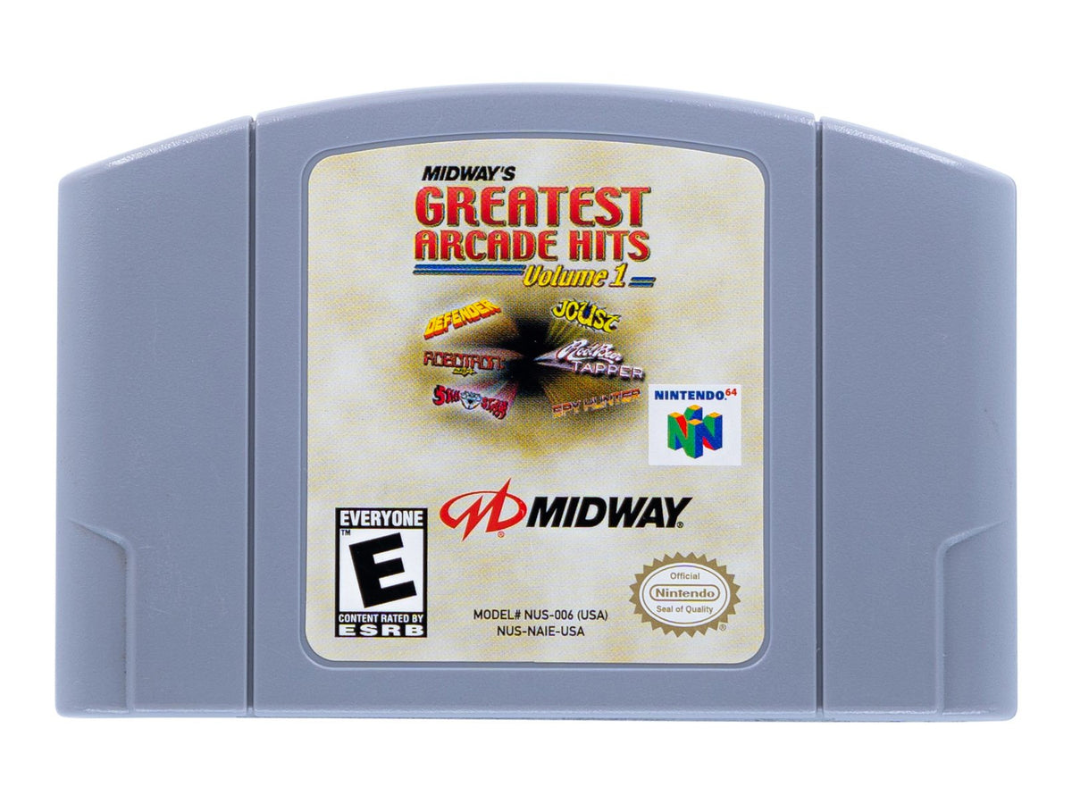 Midway's Greatest Arcade Hits Vol 1 for Nintendo 64 — The Nerd Mall