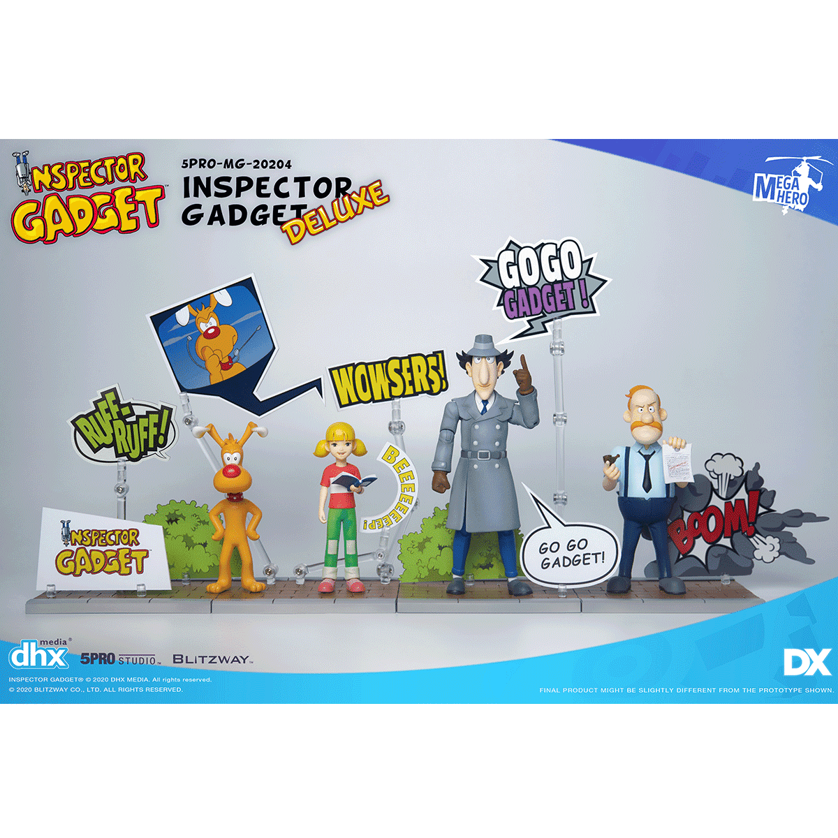Inspector Gadget Deluxe Set "Inspector Gadget", 5Pro Studio MEGAHERO S ...