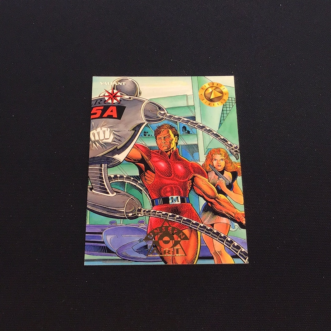 1993 Upper Deck Valiant Era Foil Art #U2 Magnus and Leeja/Tom Artis, R ...