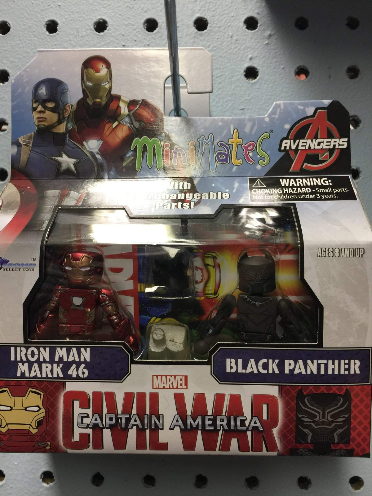 Marvel Minimates Series 66 Iron Man with Black Panther — The Nerd Mall