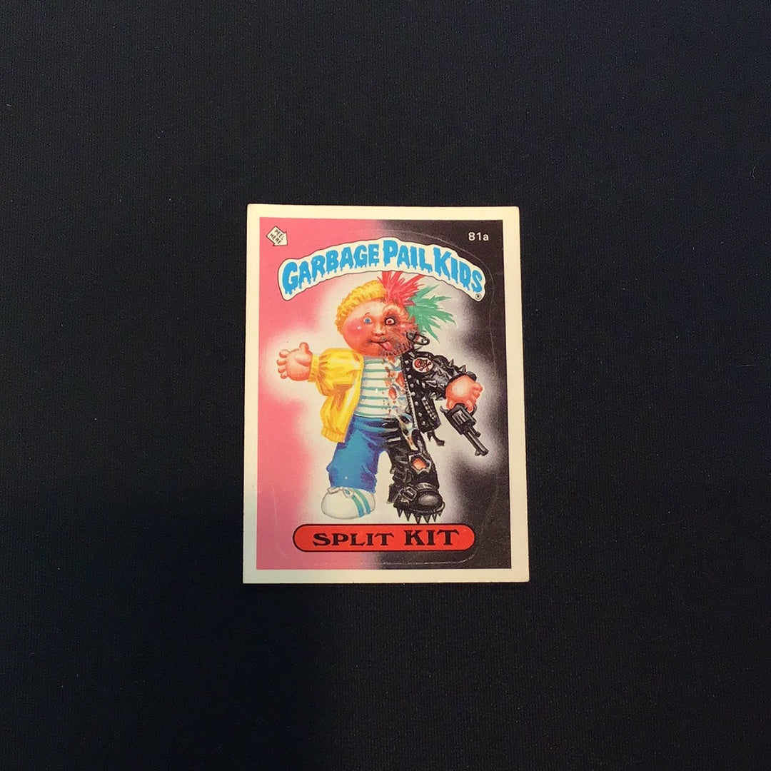 1985 Topps Garbage Pail Kids #81a Split Kit — The Nerd Mall