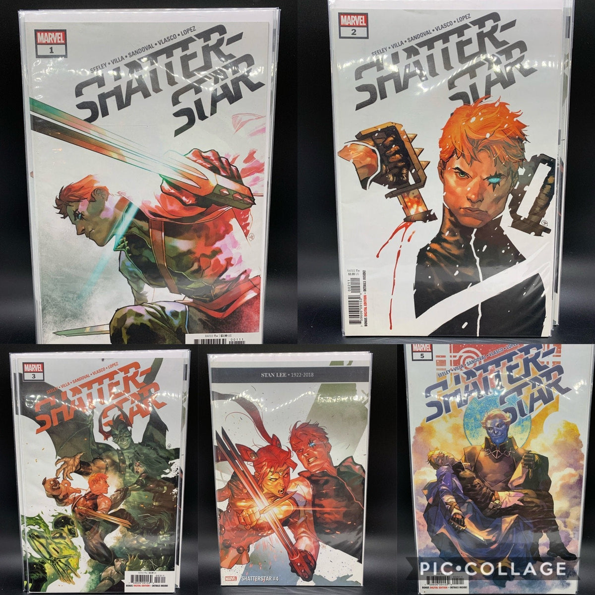 Shatterstar #1-5 — The Nerd Mall